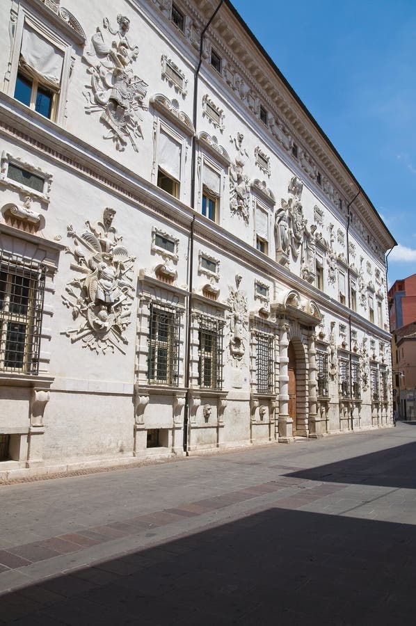 Bentivoglio Palace. Ferrara. Emilia-Romagna. Italy Stock Photo - Image ...