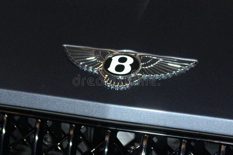 Bentley auto company sign editorial stock image. Image of logo - 321819864