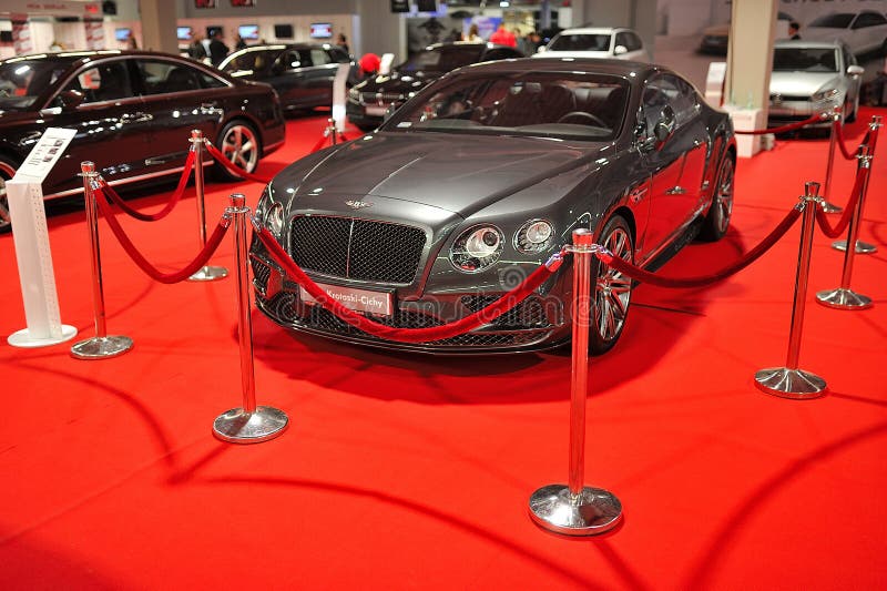 Bentley, Warsaw Motor Show, 2018 Editorial Stock Photo - Image of ...