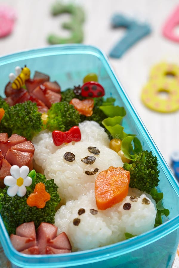 Bento box stock photo. Image of close, meal, decoration - 41602036