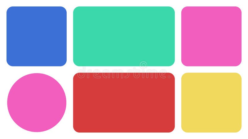 Trending Bento Box or Bento Grid UI UX Template. Horizontal Landscape ...