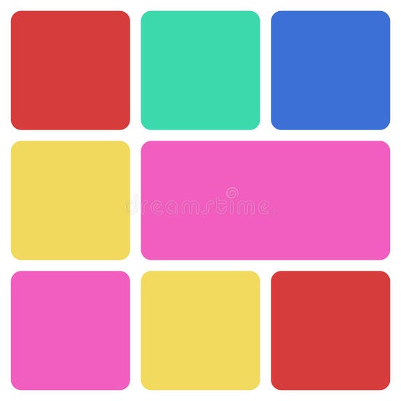 Trending Bento Box or Bento Grid UI UX Template Stock Vector ...