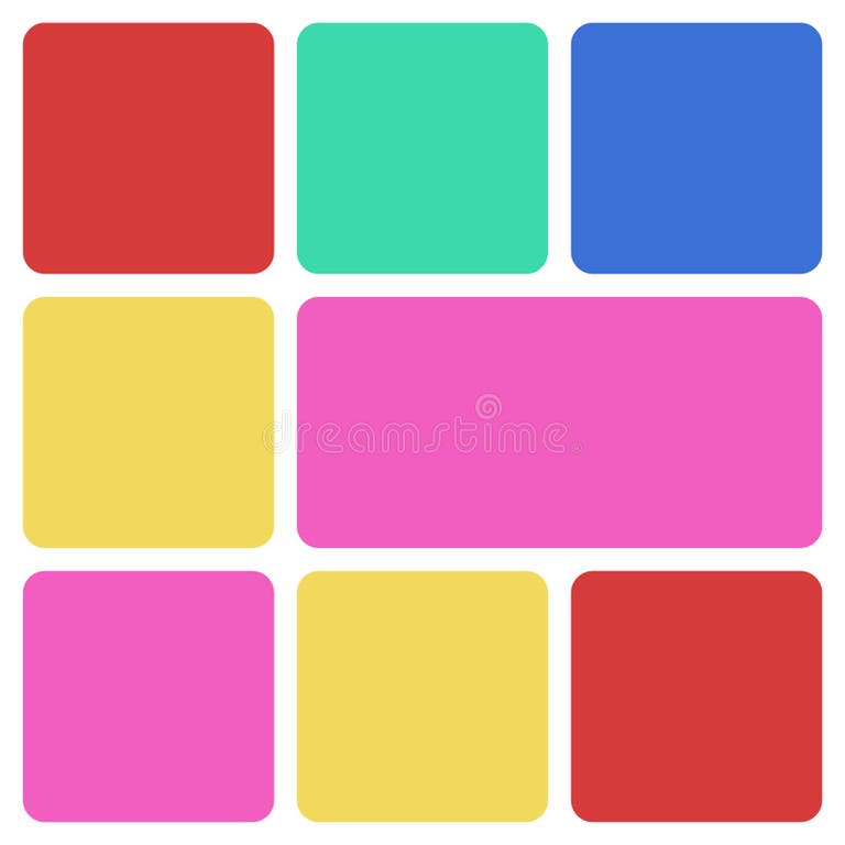 Trending Bento Box or Bento Grid UI UX Template Stock Vector ...