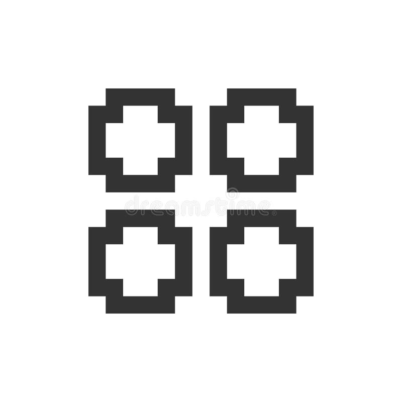 Bento Like Menu Pixelated Ui Icon Stock Vector - Illustration of push ... Bento Like Menu Pixelated Ui Icon Stock Vector - Illustration of push ...