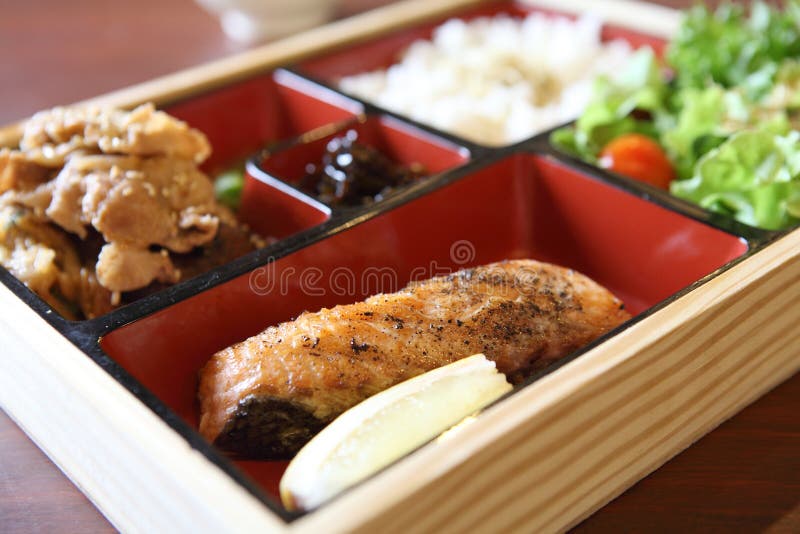 Bento set, Japanese Style stock image. Image of rice - 141580009