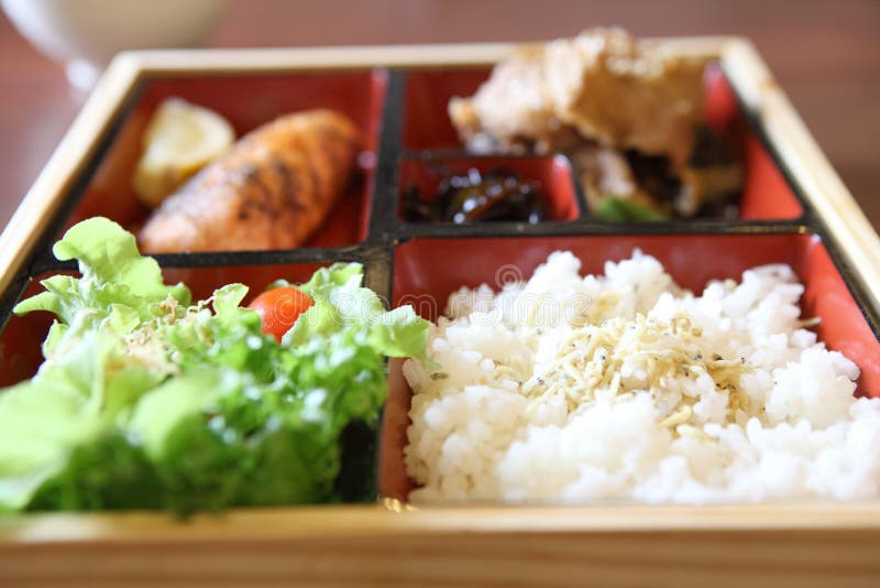 Bento set, Japanese Style stock photo. Image of roll - 141580546