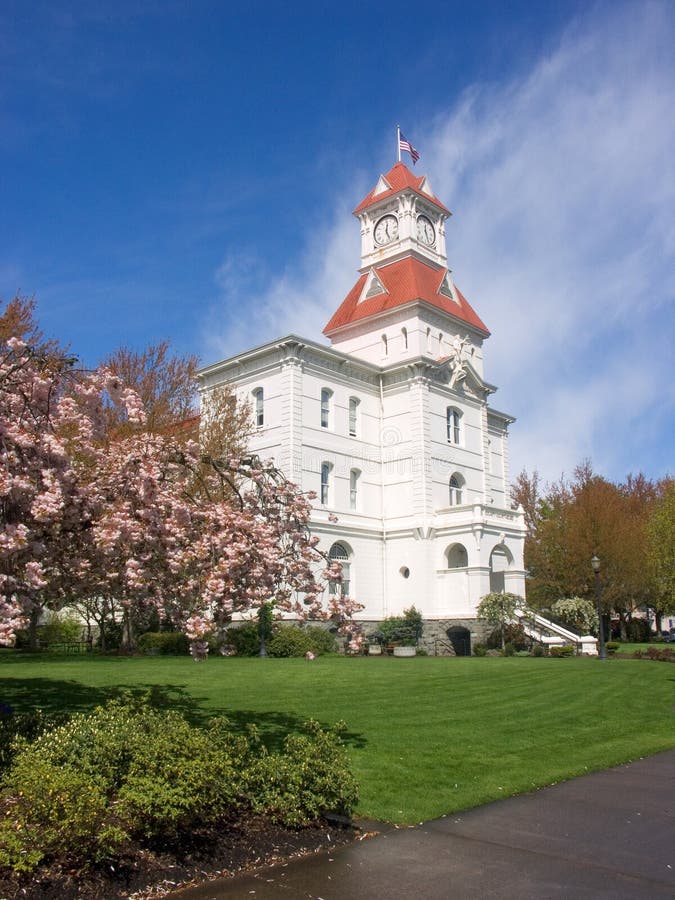 Benton County Courthouse, Corvallis, Oregon Stock Photo - Image of ...