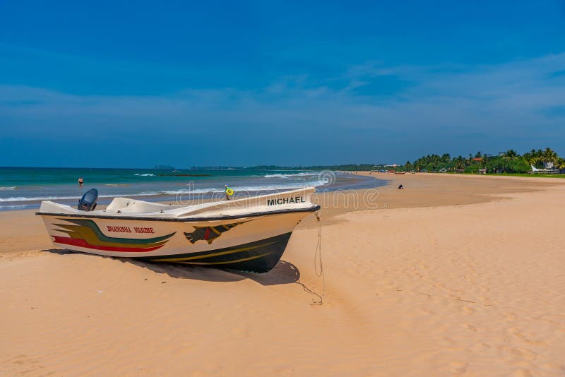 Bentota, Sri Lanka, January 20, 2022: Sunny Day at Bentota Beach ...