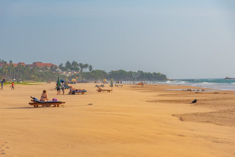 Bentota, Sri Lanka, January 20, 2022: Sunny Day at Bentota Beach ...