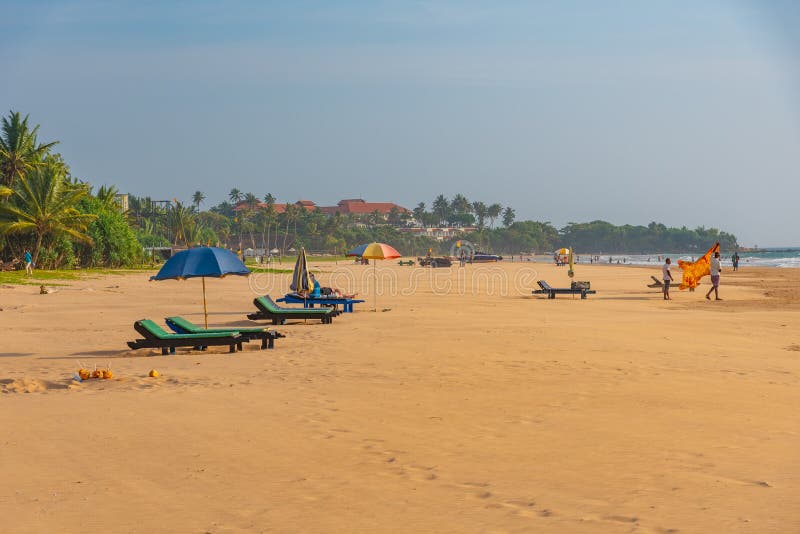 Bentota, Sri Lanka, January 20, 2022: Sunny Day at Bentota Beach ...