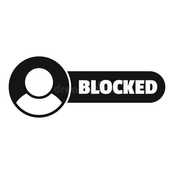 Benutzerkonto Wird Vom System Blockiert Vektor Abbildung - Illustration ...