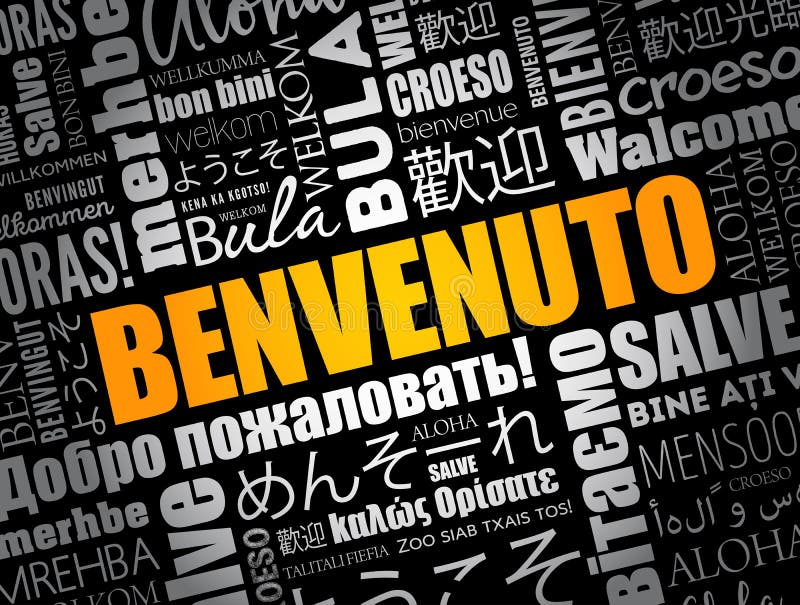 Benvenuto Welcome Stock Illustrations – 70 Benvenuto Welcome Stock ...