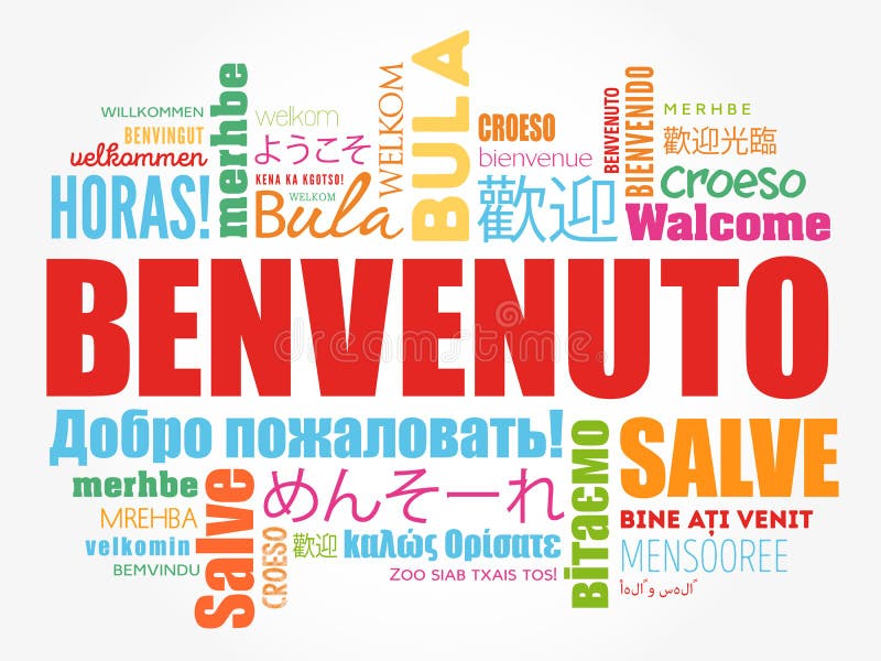 Benvenuto Welcome Stock Illustrations – 70 Benvenuto Welcome Stock ...