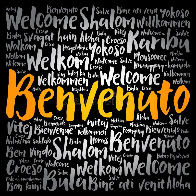 Benvenuto Welcome Stock Illustrations – 80 Benvenuto Welcome Stock ...