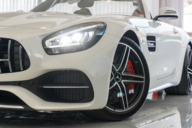 Benz AMG GTC Front View Three Quarters Editorial Photo - Image of ...