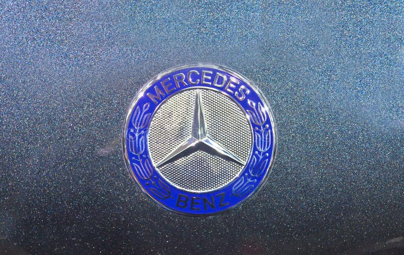 Benz logo editorial stock image. Image of logo, exhibition - 21929314