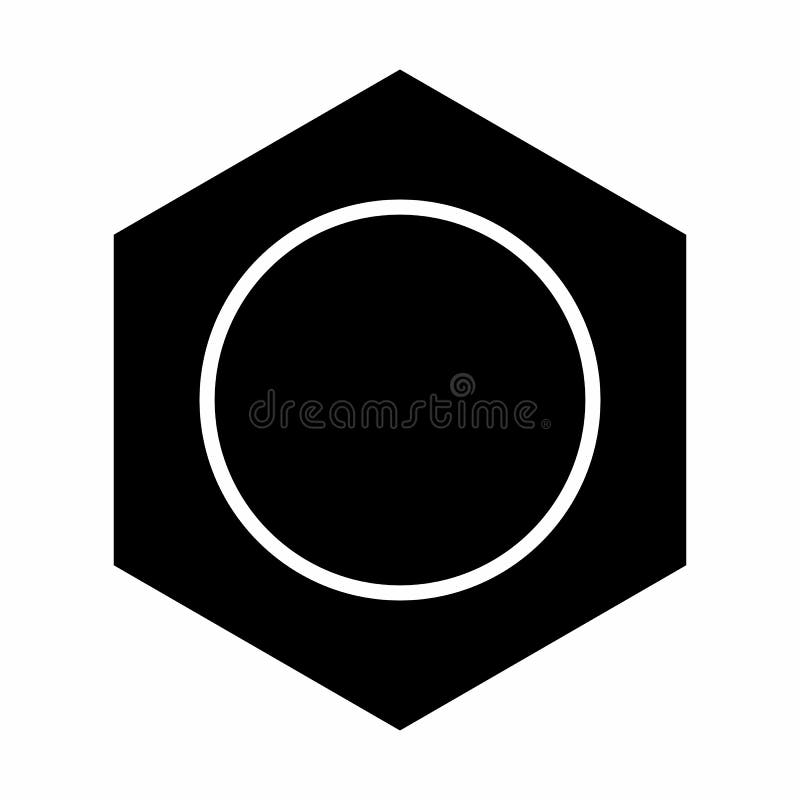 Benzene icon illustration stock illustration. Illustration of particle ...