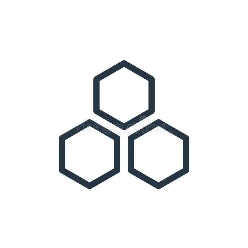 Benzene icon illustration stock illustration. Illustration of particle ...