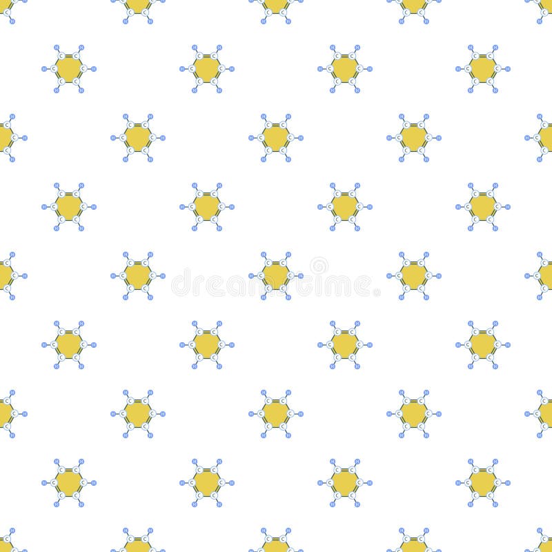 Benzene Molecule Structure 3D Render Illustration Stock Illustration ...