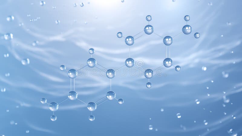 Benzidine Molecular Structure, 3d Model Molecule, Aromatic Amine ...