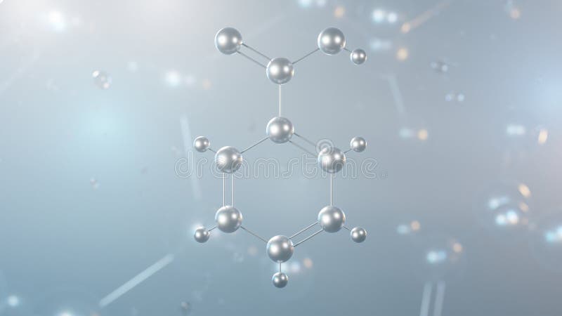 Benzoic Acid Molecular Structure, 3d Model Molecule, Aromatic ...