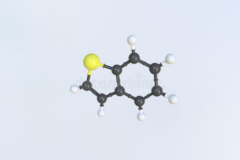 Benzothiophene Molecule Stock Illustrations – 5 Benzothiophene Molecule ...