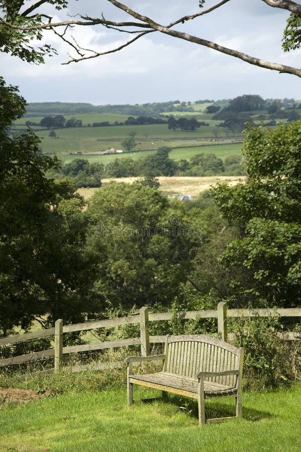 Beoley stock photo. Image of english, farmland, seat, bench - 6152812