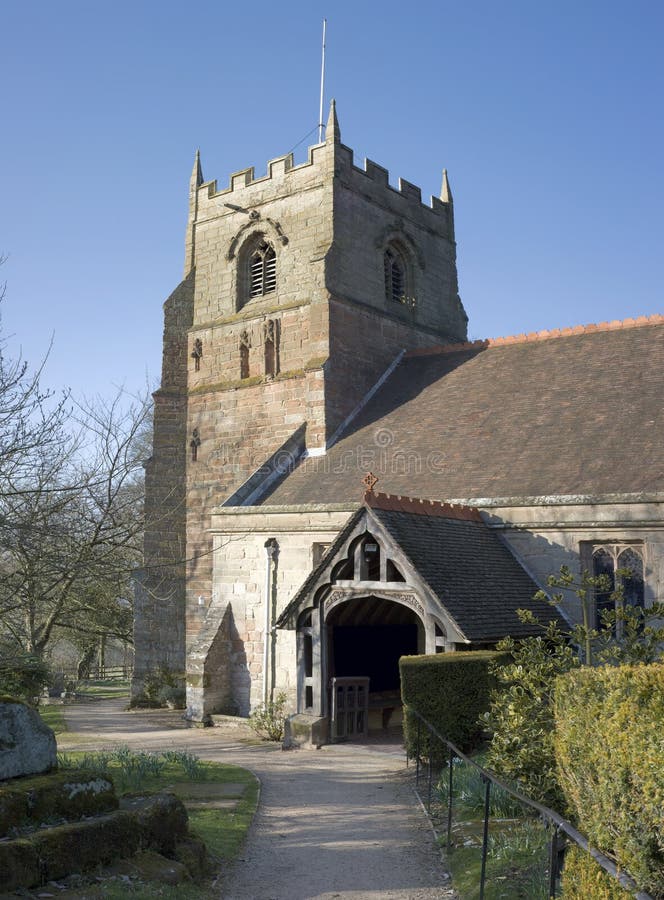Beoley church stock photo. Image of great, england, union - 4365104