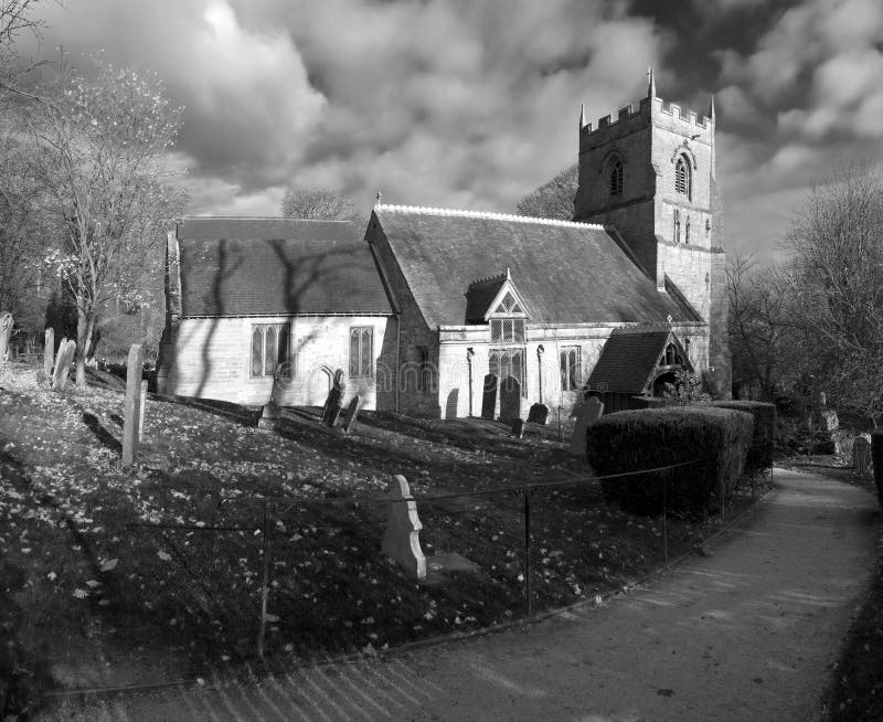 Beoley church stock image. Image of england, flower, british - 7241679