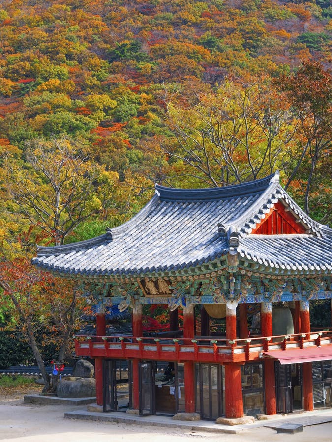 Beomeosa Temple in Busam South Korea Stock Image - Image of busan ...