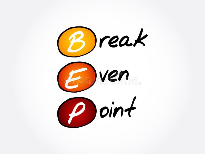 Break Even Point Bep Stock Illustrations – 54 Break Even Point Bep ...
