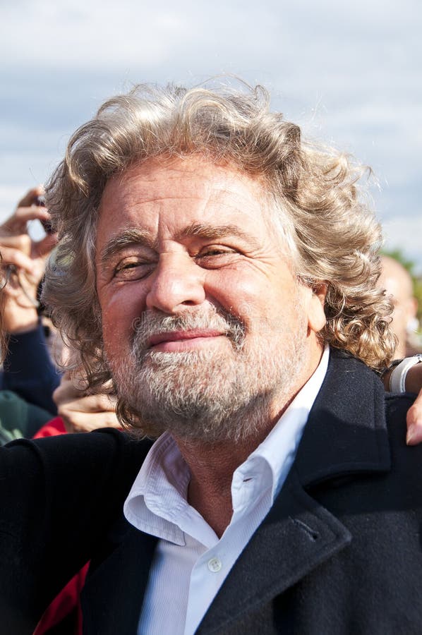 Beppe Grillo editorial image. Image of comedian, celebrity - 24268115