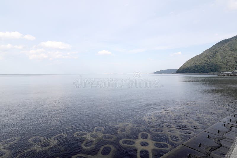 Beppu Sea View stock photo. Image of east, landscape - 252860754