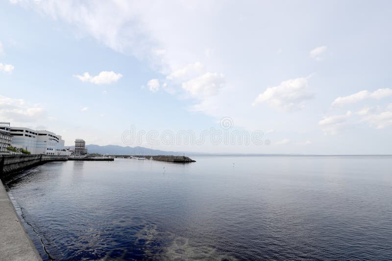 Beppu Sea View stock image. Image of downtown, tranquility - 252860759