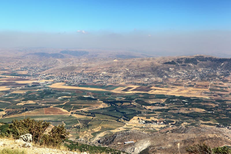 Beqaa Valley, Lebanon stock photo. Image of range, beqaa - 17136810