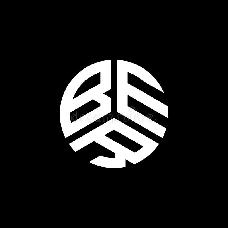 BER Letter Logo Design on White Background. BER Creative Initials ...