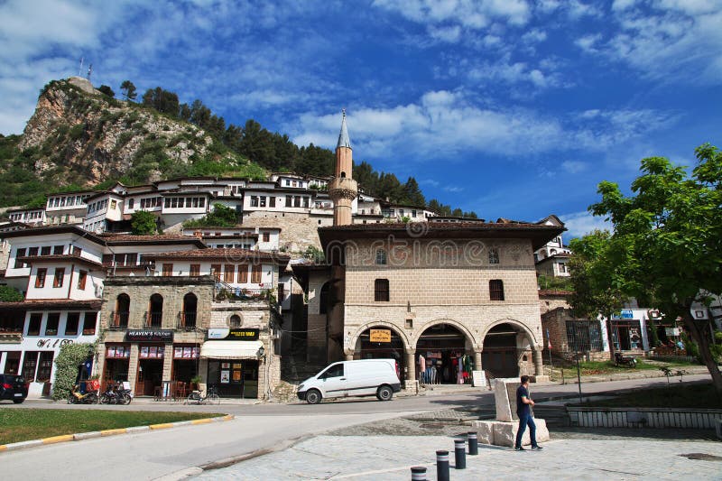 Berat, Albania - 09 May 2018: Houses in Berat in Albania Editorial ...