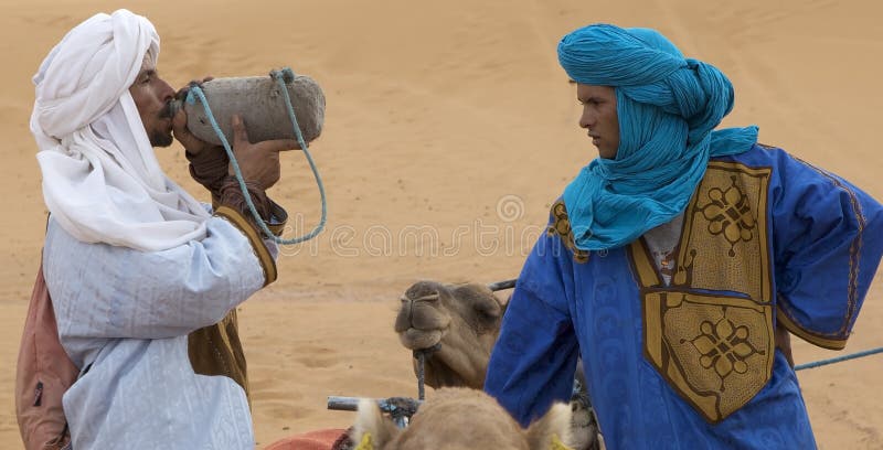 Berber men editorial stock image. Image of people, desert - 26799699