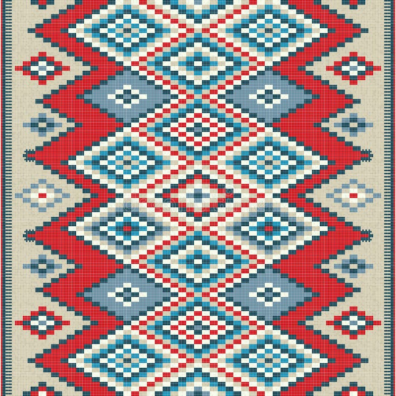 Berber pattern 1 stock vector. Illustration of creative - 238395773