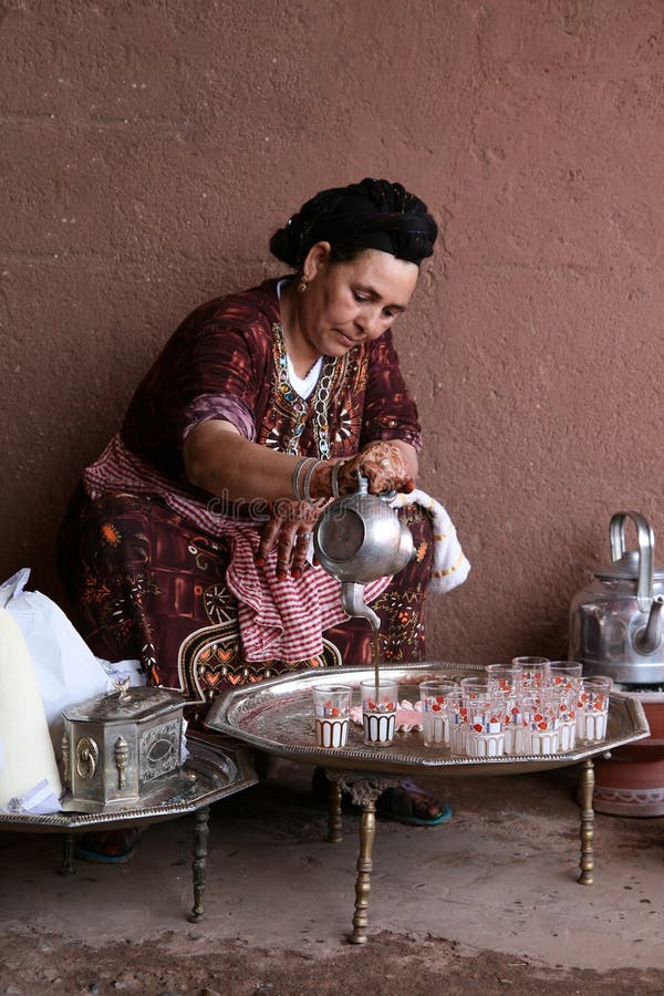 Berber Tea editorial stock photo. Image of poor, african - 12291478
