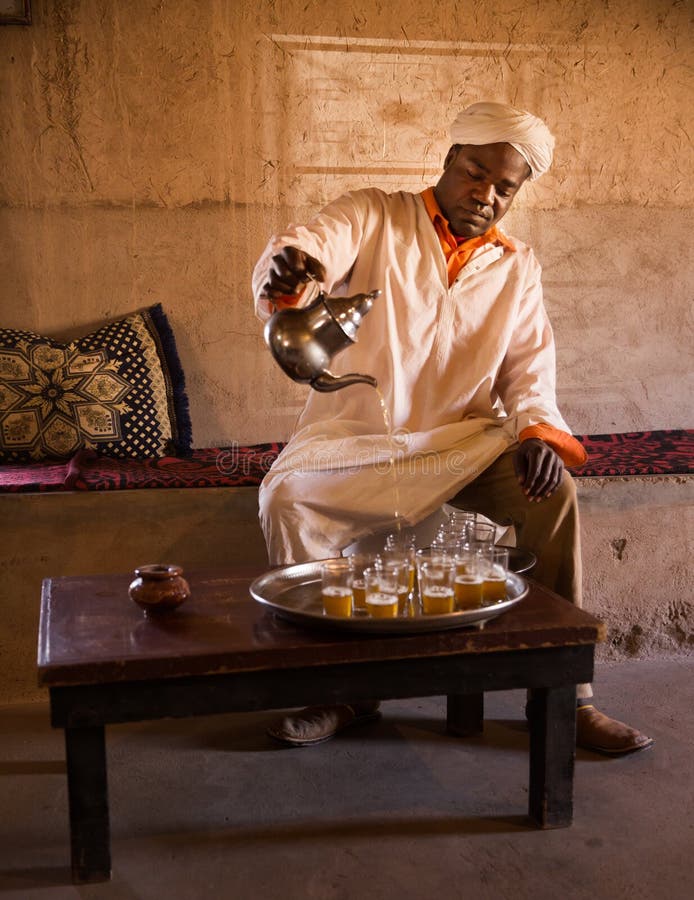 Berber Tea editorial stock image. Image of pewter, moorish - 39538264