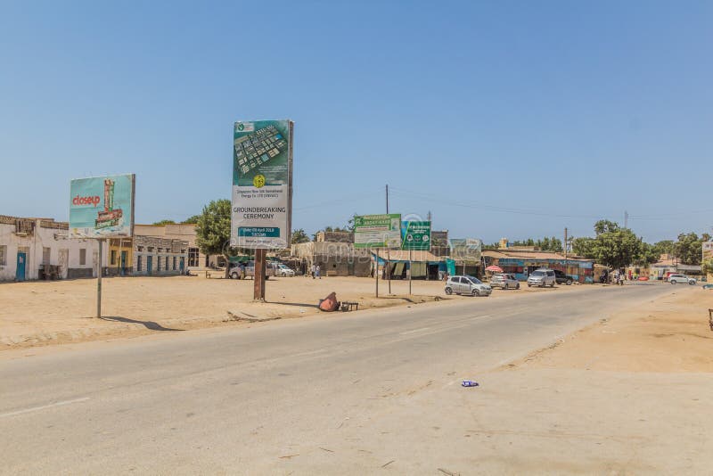 BERBERA, SOMALILAND - APRIL 13, 2019: View of a Street in Berbera ...