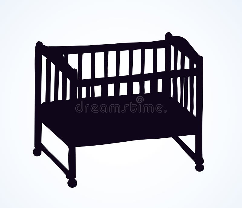 Berceau. dessin vectoriel illustration de vecteur. Illustration du ...