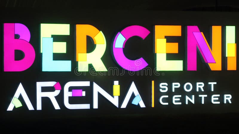 Berceni Arena Sport Center editorial photo. Image of advertising ...