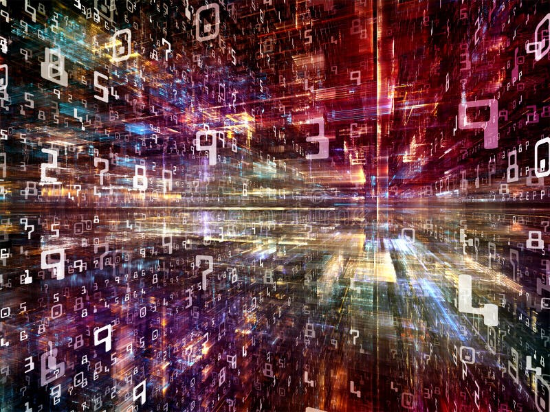 Bereiche Der Virtuellen Welt Stock Abbildung - Illustration von ...