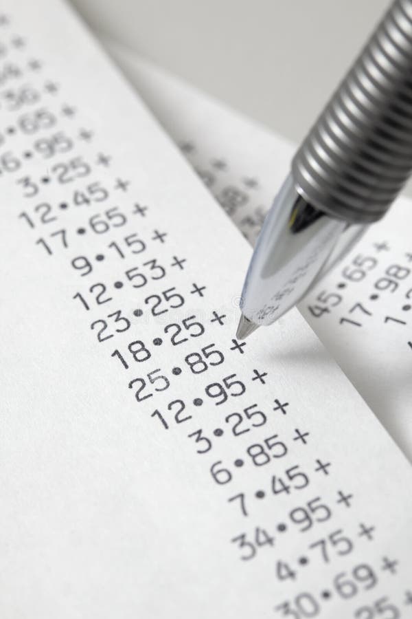 Berekening stock afbeelding. Image of begrip, tellen - 17869157