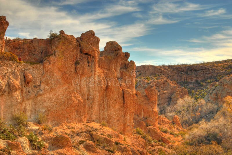 Woestijnberg 7 stock foto. Image of warm, amerika, arizona - 1870764