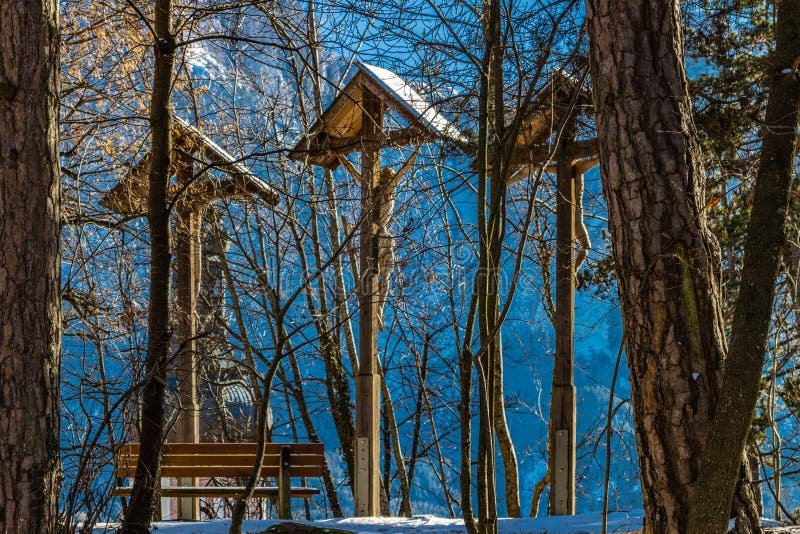 Berg-Kalvarienberg stockfoto. Bild von fromm, christ - 67339792