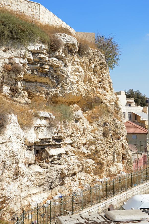 Golgotha-Berg Jerusalem stockbild. Bild von berg, steine - 95179687