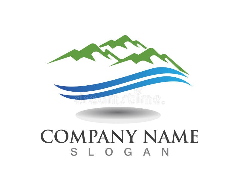 Berg Logo Business Template Vector Vektor Abbildung - Illustration von ...